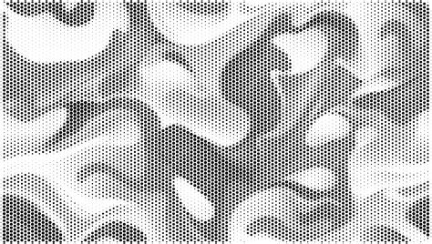 Premium Vector Halftone Camouflage Seamless Pattern