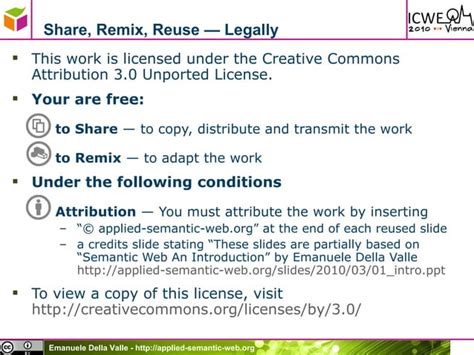 Realizing A Semantic Web Application Icwe 2010 Tutorial Ppt