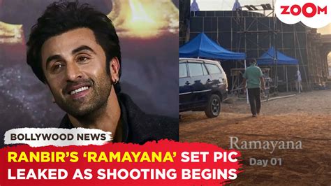 Ranbir Kapoors Ramayana Filming Beginsfirst Pic From The Set Goes