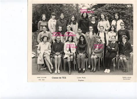 Photo De Classe Tes De 1969 Lycée Gustave Monod Copains Davant