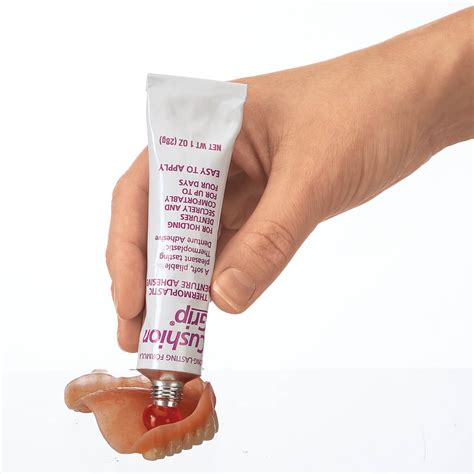 Cushion Grip Thermoplastic Denture Adhesive Original Formula Easy