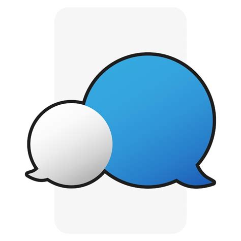 Premium Vector Text Message Chat Dialogue Bubble Text Vector