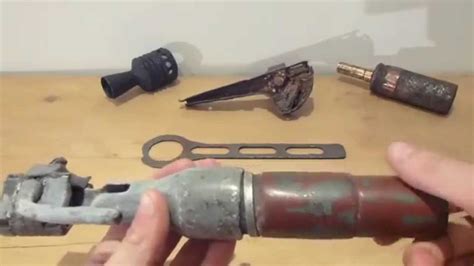 ww2 German K98 rifle grenade launcher restoration project - YouTube