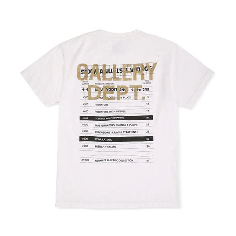 Gallery Dept Doc Johnson Sexual Positions Tee White Cruizer
