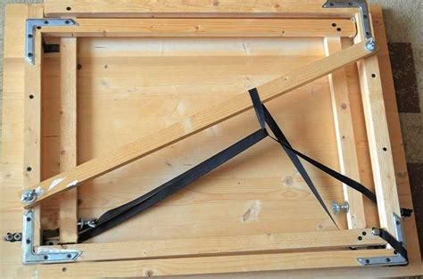 Сделать складной стол своими руками из дерева - фото