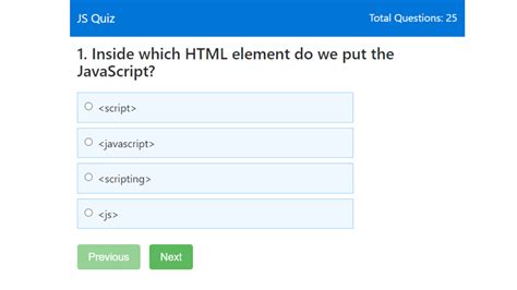 Quiz App Using Html Css And Javascript Day Quiz App Source Code Hot