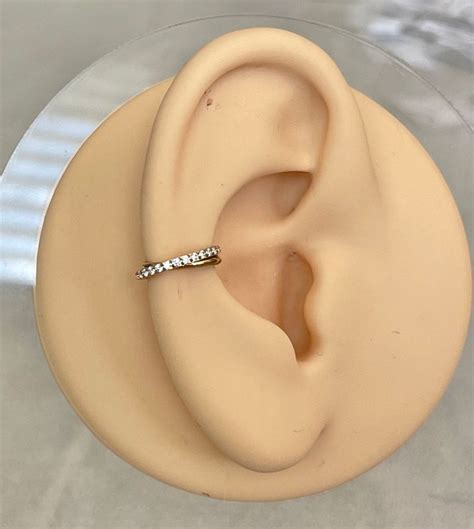 16g Conch Orbital Piercing Gold Cute Conch Orbital Earring Piercing