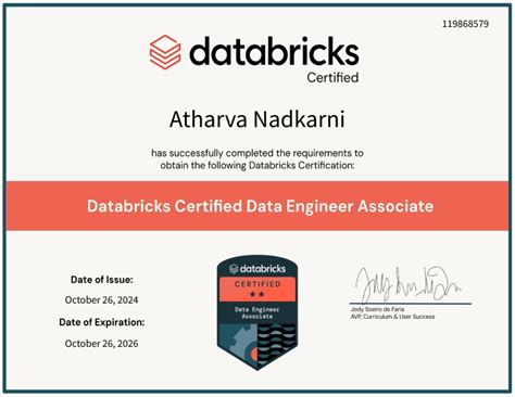 Im Happy To Share That Ive Obtained A New Certification 🚀 Databricks