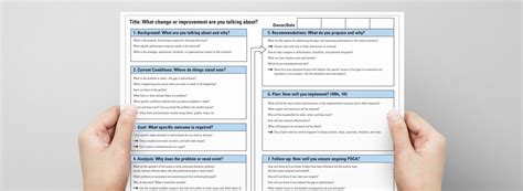 A3 Problem Solving Templates