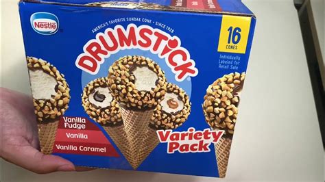 Nestlé Drumstick Ice Cream Variety Pack Unboxing Youtube