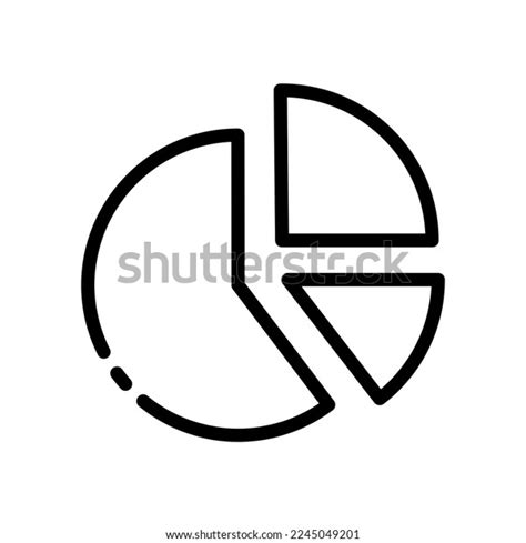 Diagram Line Icon Data Ratio Analysis Stock Vector Royalty Free