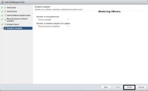 Add Uplinks To VSphere Distributed Switch Mastering VMware