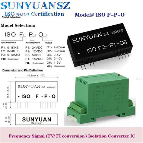 Frequency Input Currentvoltage Output Isolated Signal Converters