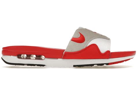 Nike Air Max 1 Slide White University Red Hombre Dh0295 103 Mx