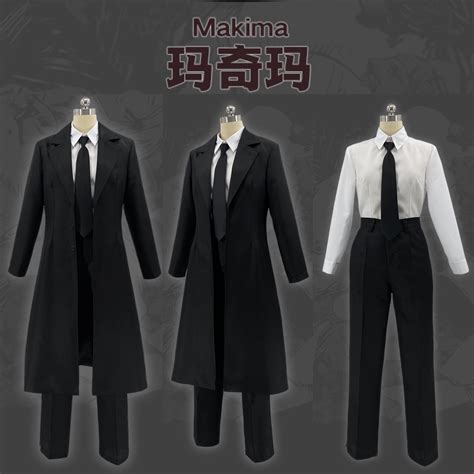 Mua Set Trang Phục đồ Cosplay Makima Chainsaw Man áo Vest Dài Giá Rẻ Nhất Teckivn