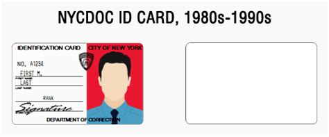 Joysingers Ids Nycdoc Id Card 1980s 1990s
