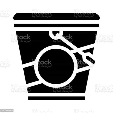 アイスクリームバケットグリフアイコンのベクトルイラスト おやつのベクターアート素材や画像を多数ご用意 おやつ イラストレーション
