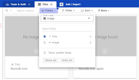 Show Cover Image In Gallery View Also If Fields Is Not Enabled Feature