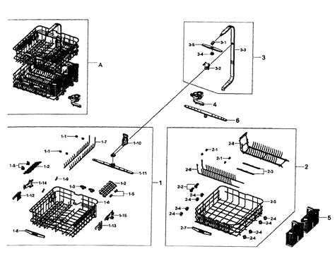 Official Samsung Dw80f800uwsaa 00 Dishwasher Parts Sears Partsdirect