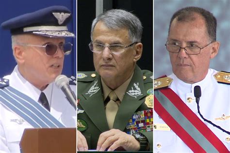 Comandantes Das Forças Armadas Sinalizam Que Vão Colocar Cargos à