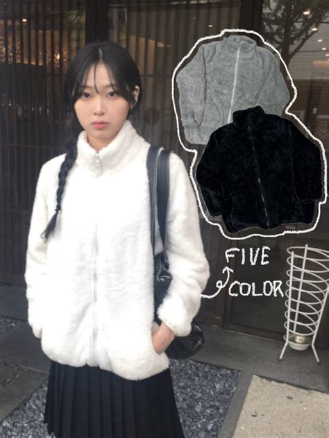 11할인💖l~xl 남녀공용 베이직 양털 후리스 집업 에이블리