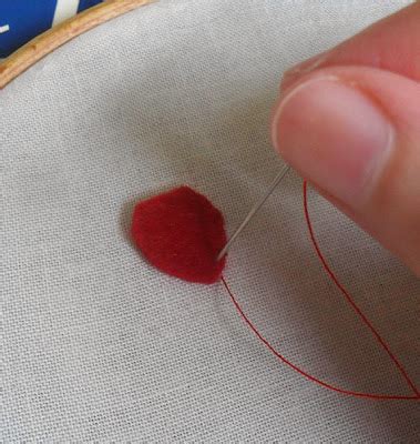Sew In Love Tutorial Raised Needlelace Strawberry Stumpwork