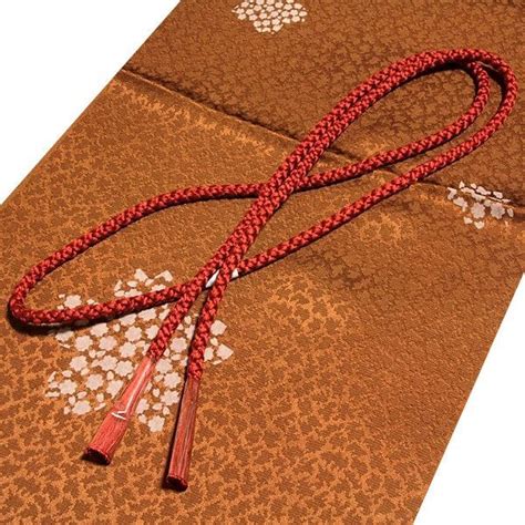 正絹 桜柄 地模様 オシャレ 帯揚げ 丸組 帯締め セット
