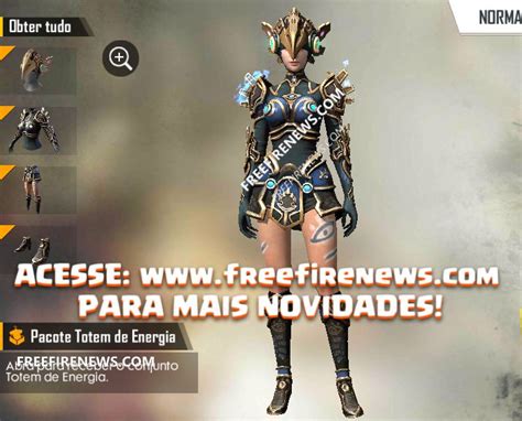 NOVO DIAMANTE ROYALE TOTEM DE ENERGIA FREEFIRENEWS