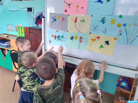 «Путешествие в страну Кляксографию Открытое занятие в младшей разновозрастной группе 8 фото