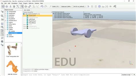 Mobile Robot Coppelia Sim Politeknik Elektronika Surabaya Youtube