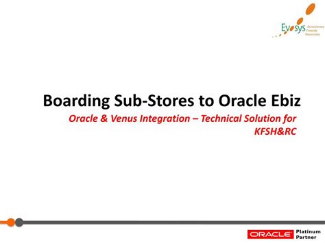 pdf oracle and venus integration dokumen tips