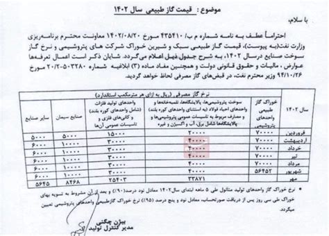 نرخ خوراک گاز پتروشیمی ها در نیمه اول سال اعلام شد تسنیم