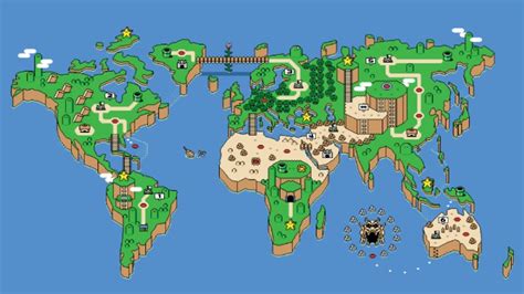 Smw Map As Earth Map Pdf