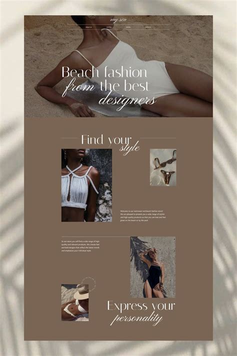 Веб дизайн сайта магазина одежды Branding Website Design Website Branding Website Design