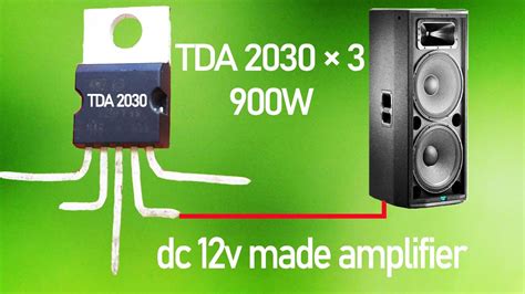 On Video Diy Powerful Ultra Bass Amplifier Tda2030 Upgrade Power To