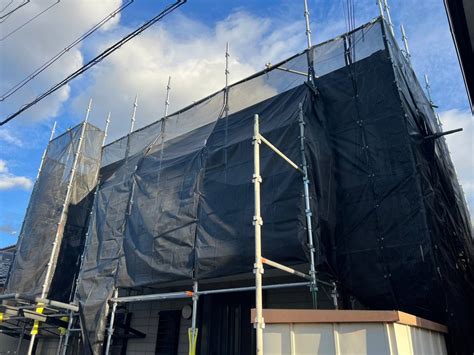 【箕面市 池田市 豊中市】豊中市 N様邸 屋根塗装工事 着工 【外壁塗装・防水工事専門店】 ブログ 箕面市周辺【細かい見積り】外壁塗装と