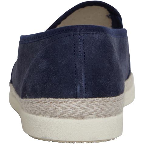 Buy Dune Mens London Francisco Suede Espadrilles Navy