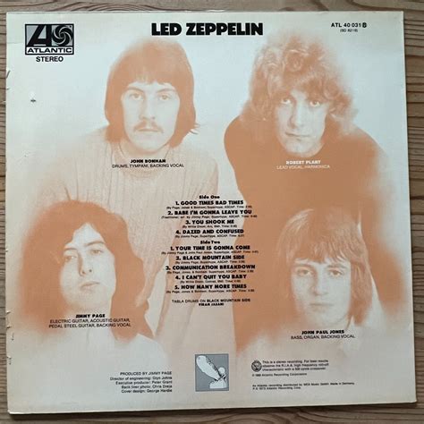 Led Zeppelin 4 Original Albums From Led Zeppelin Multiple Titles