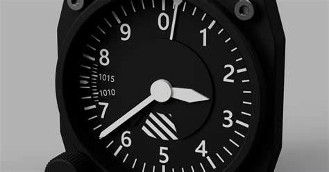 Altimeter For Flight Simulation By Mrusk Download Free Stl Model