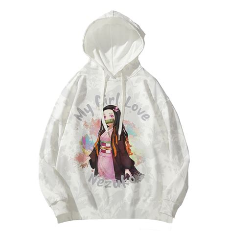 My Girl Love Nezuko Floral Embossed Demon Slayer Kimetsu No Yaiba