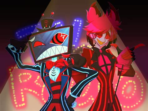 Alastor And Vox Hazbin Hotel Drawn By Ayanamya Danbooru