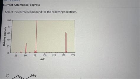Solved Select The Correct Compound For The Following