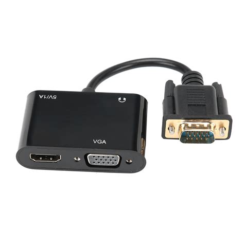 Falleo Clearance Vga To Hdmi Adapter 3 In 1 Power Converter Tv