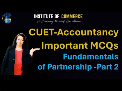 Fundamentals Of Partnership MCQ Sure Shot Series Class 12 CBSE