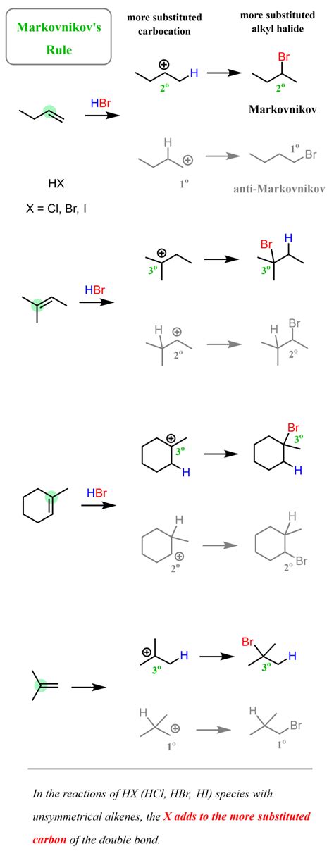 Markovnikovs Rule Chemistry Steps