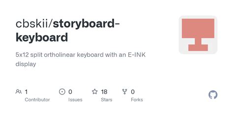 GitHub Cbskii Storyboard Keyboard X Split Ortholinear Keyboard With An E INK Display