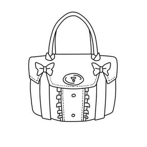 手提包简笔画 幼儿手提包简笔画 苗苗知道
