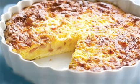 Recette clafoutis salé au jambon et au parmesan Weight Watchers Mes