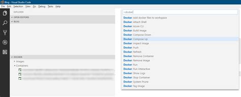 Docker Extension For Vscode