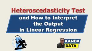 Heteroscedasticity Test And How To Interpret The Output In Linear Regression KANDA DATA